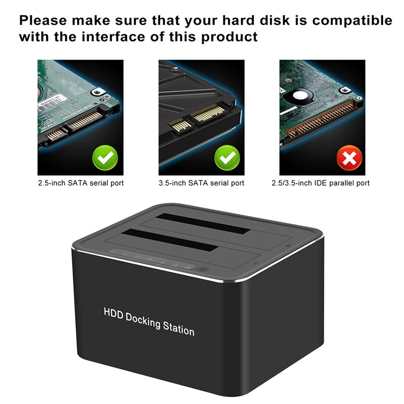 Usb 3.0 Naar Sata Dual Slot Externe Hdd Docking St... – Grandado