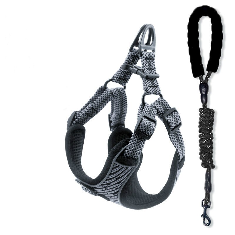 SIXPENNY Reflective Pet Chest Dog Traction Rope Se... – Vicedeal