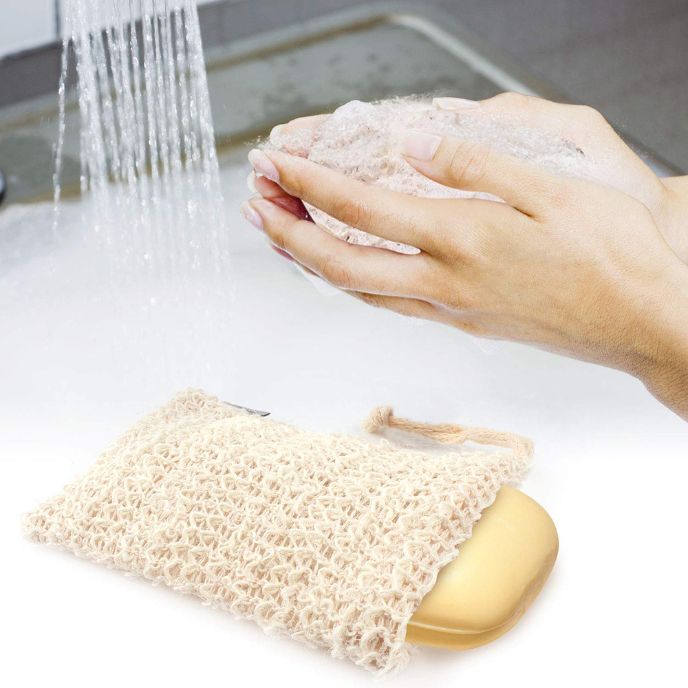 1pcs Hanging cotton linen Soap Mesh Bag Mesh Net f... – Vicedeal