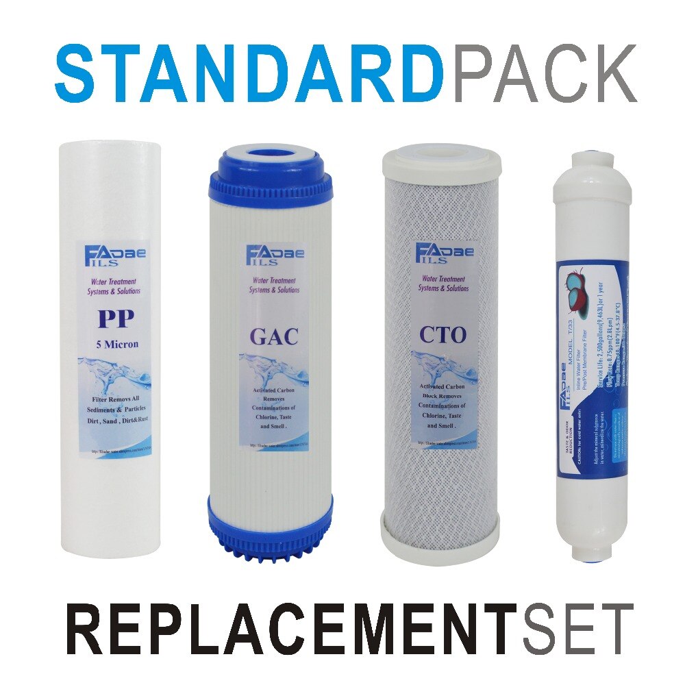 RO System Replacement Filter Sets 10inch PP+GAC+CT... – Grandado