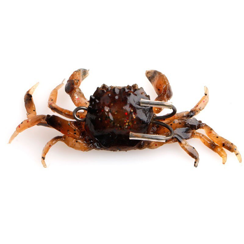 Artificial Crab Lure Lifelike Sinking Bait 2 Trebl... – Vicedeal