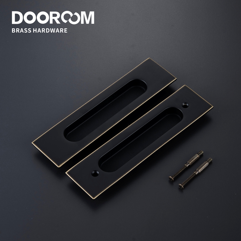Dooroom Brass Sliding Door Handles Modern American... – Grandado