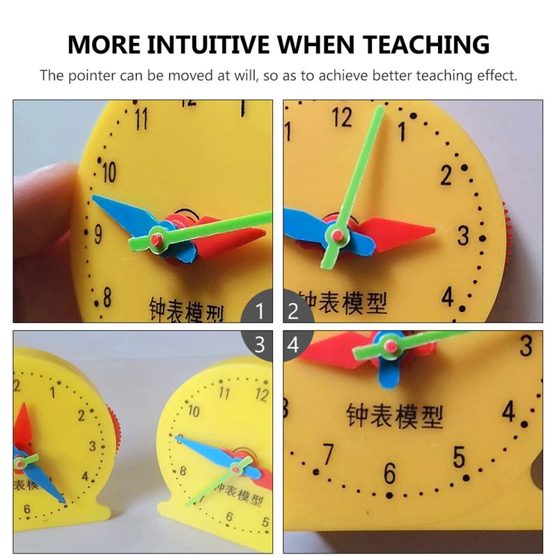 5 pcs Clock Models Three Hands Link Learning Teach... – Grandado