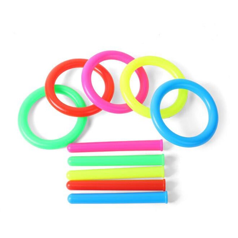 Virola de brinquedo das crianças cruz 5-anel jogan... – Grandado