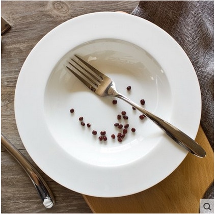 Kitchen Tableware Round Pasta Plate Microwave Oven... – Grandado