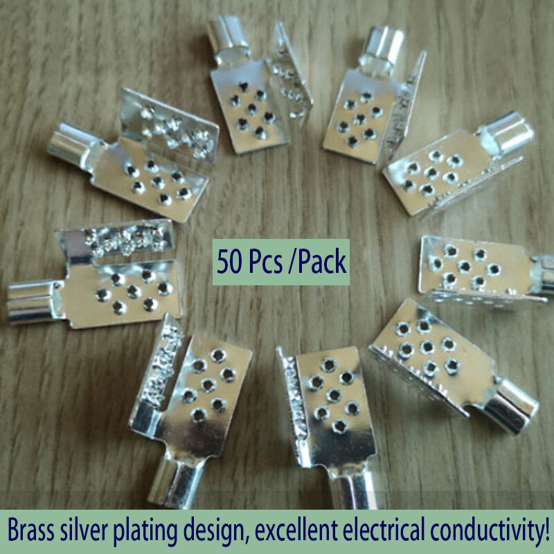 Clips/terminales de latón y plateado, excelente co... – Grandado