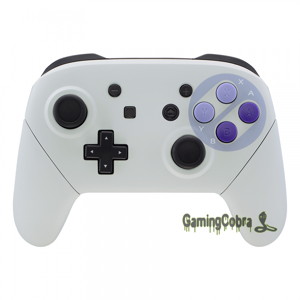 Classic SNES Style Soft Touch Custom Faceplate Bac... – Grandado