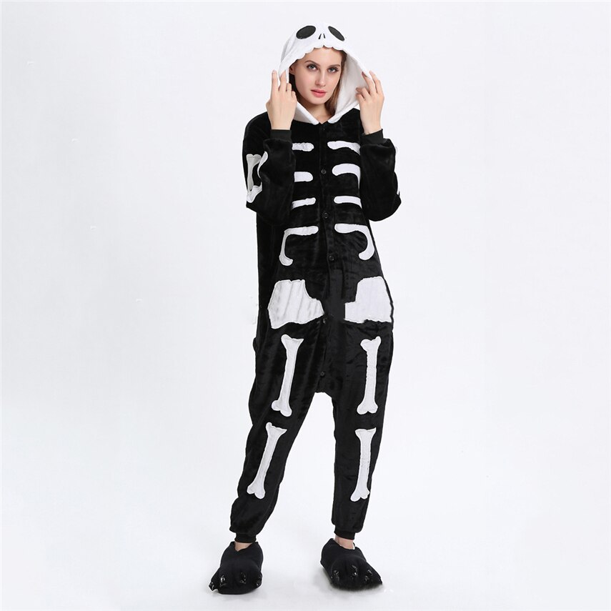 Skeleton Robes Jumpsuit Sleepwear Cosplay Costume ... – Grandado