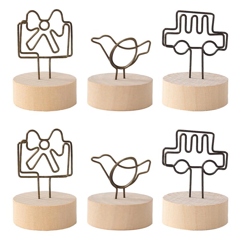 6 uds Clips de nota Vertical foto Clips para mensa... – Grandado