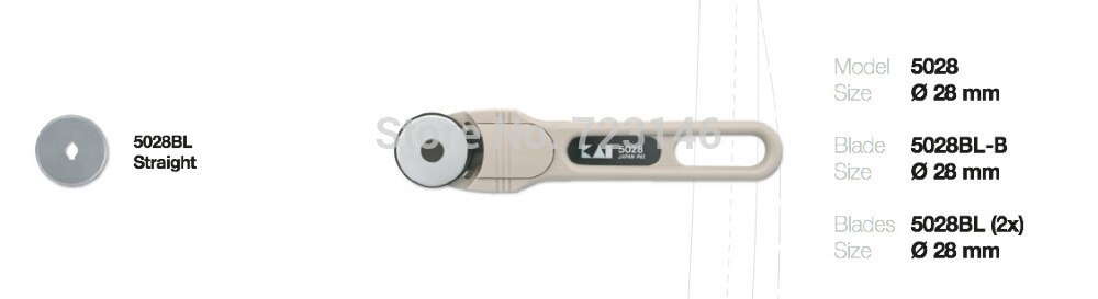 Kai 5028 28 mm Rotary Cutter, Soft Comfort Hand Gr... – Grandado