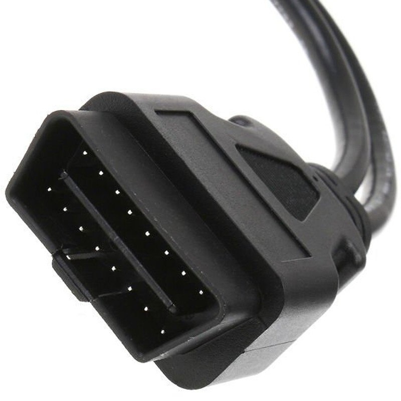 Best 30CM OBD2 16 Pin Cable Extension Splitter Mal... – Vicedeal