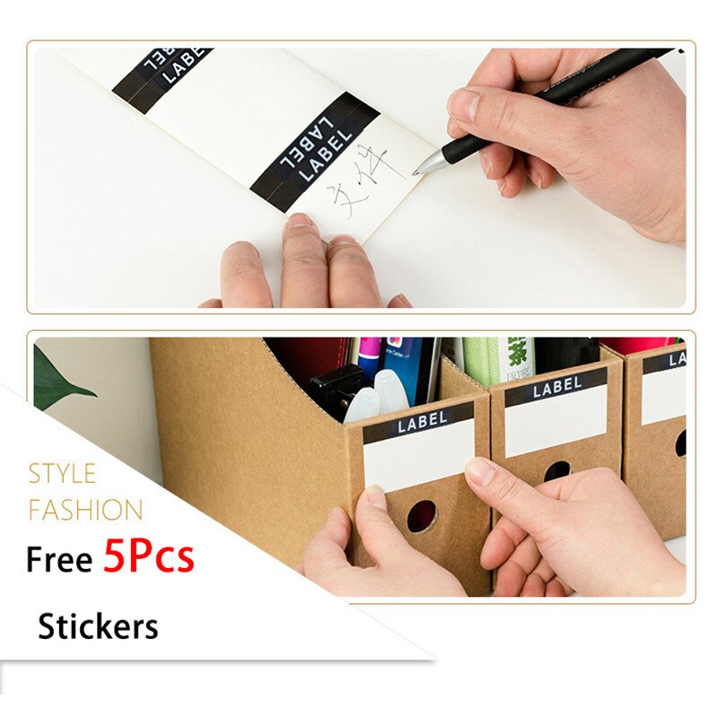 5Pcs Color File Book Holder Cardboard Foldable Des... – Vicedeal