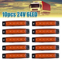 10Pcs Geel 24V 6 Led Super Light Side Marker Indic... – Vicedeal