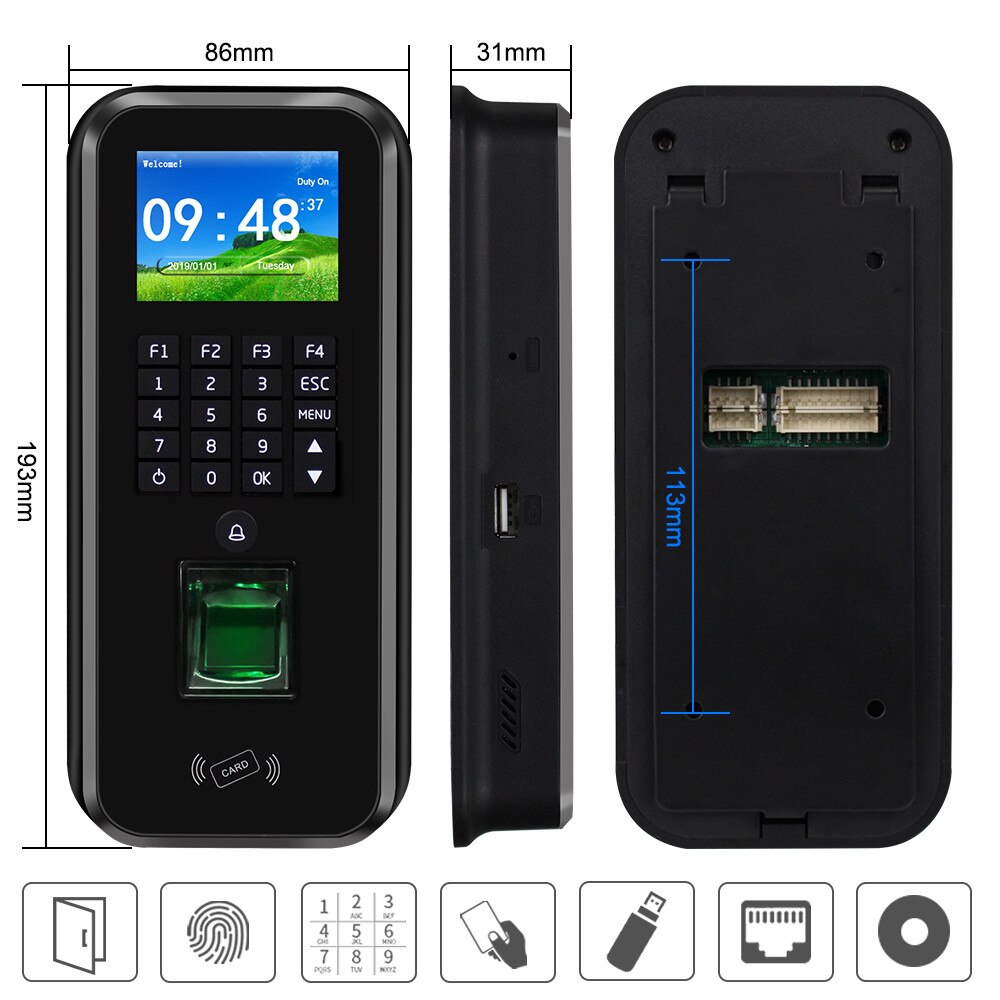 2.4inch DC12V Access Control Keypad RFID Password ... – Vicedeal