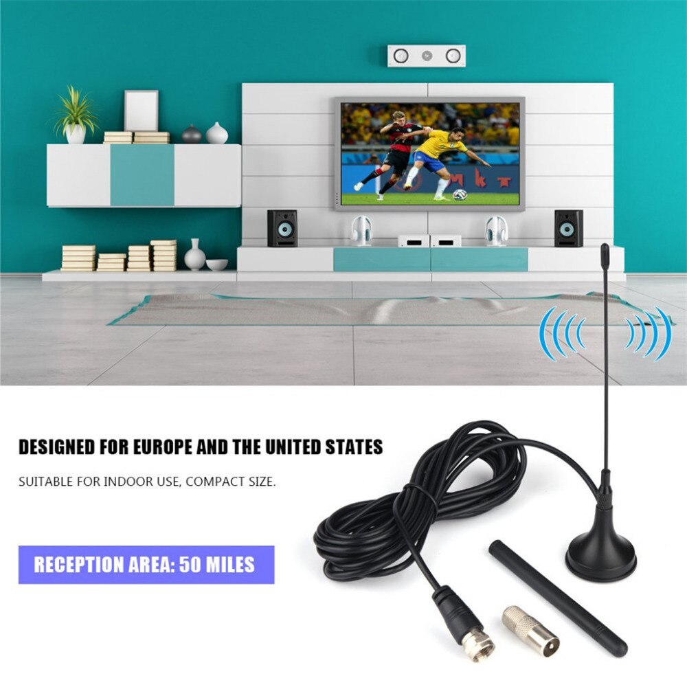 Indoor HD Antenna Europe And America Vertical Dual... – Vicedeal