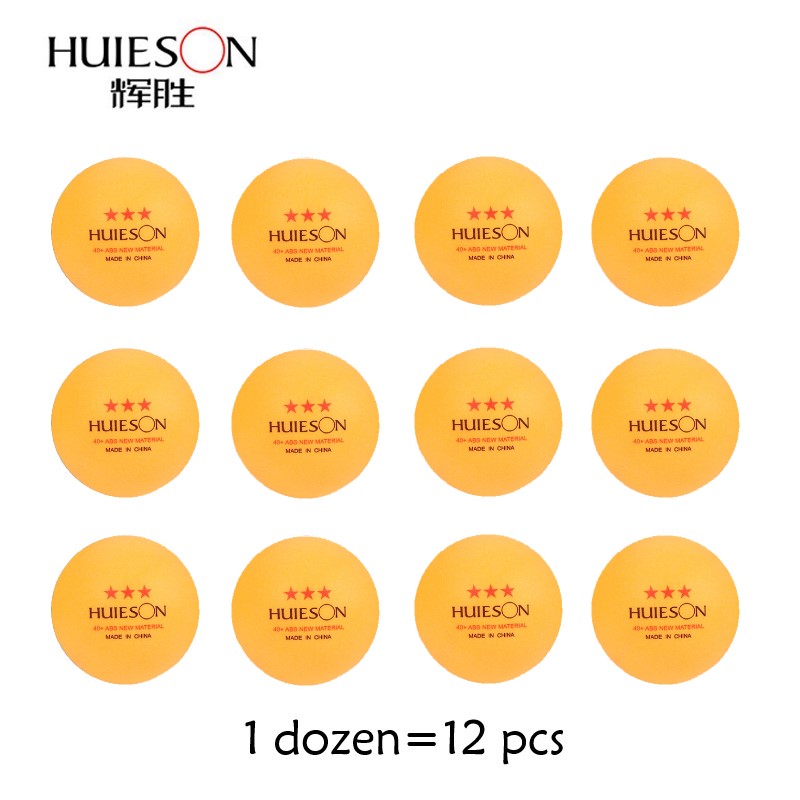 Huieson 3 Star Ping Pong Balls 40+mm 12 Pcs Table ... – Vicedeal