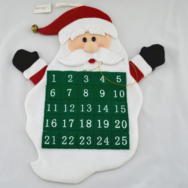 Santa Claus calendar Christmas with pocket countdo... – Vicedeal