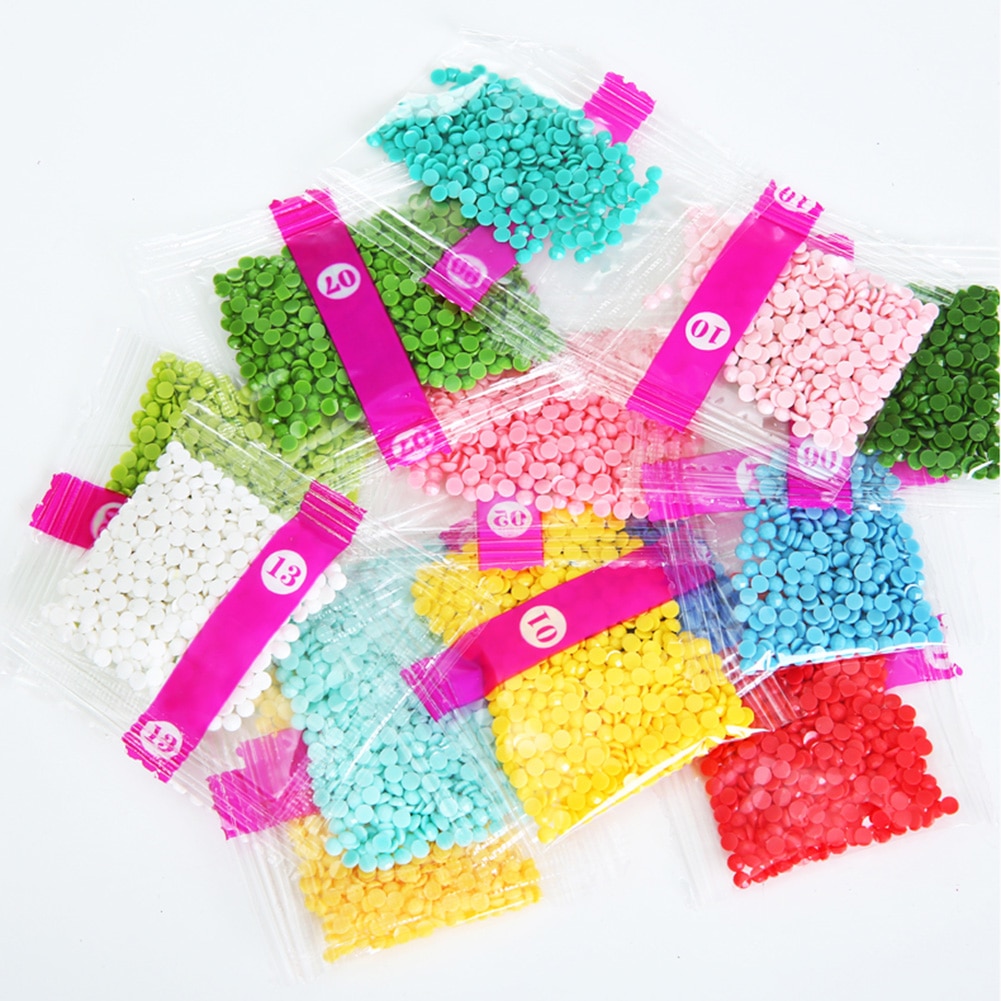 5D Colorful DIY Diamond Mosaic Full Round Rhinesto... – Grandado