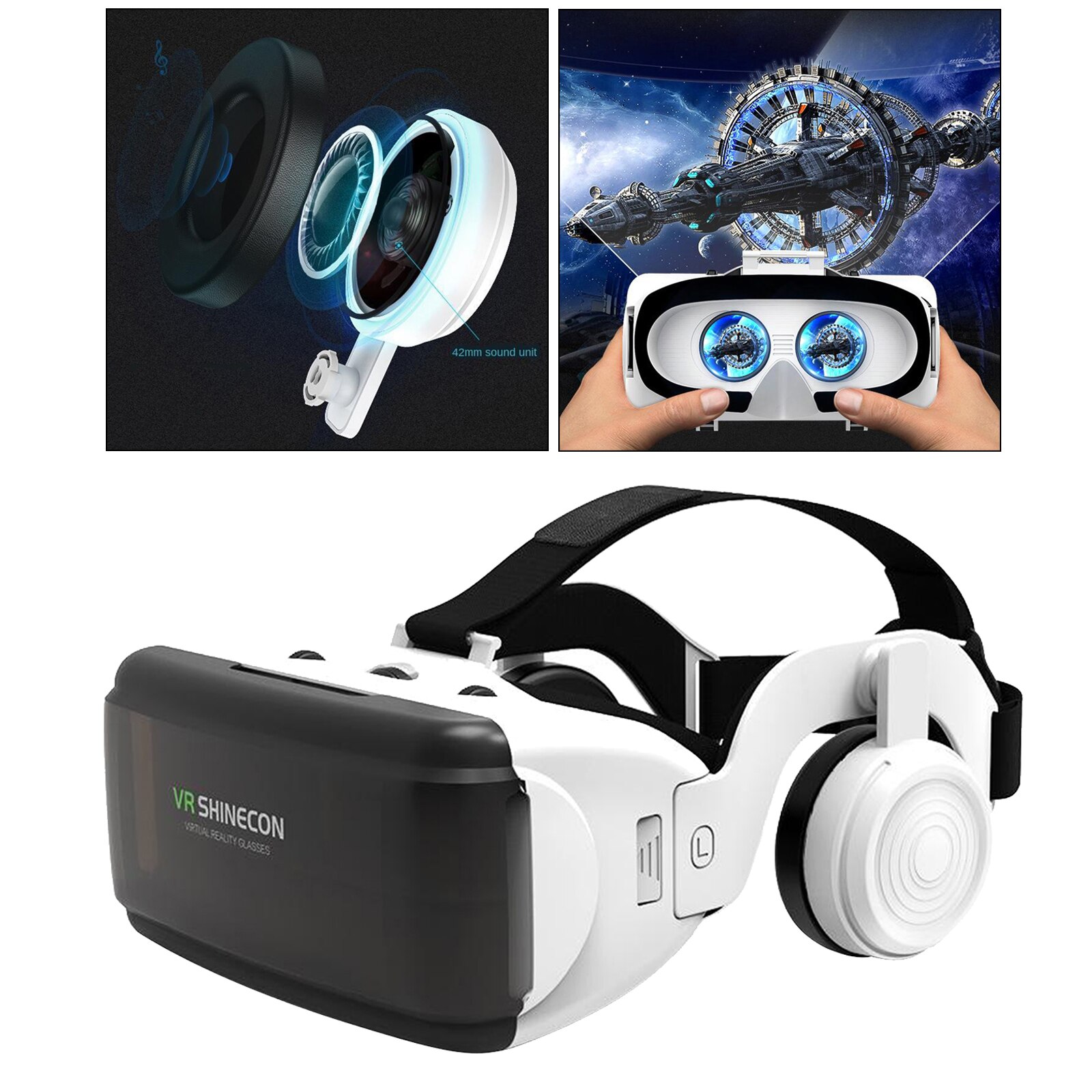 VR Headset,Virtual Reality Headset,VR SHINECON VR ... – Grandado