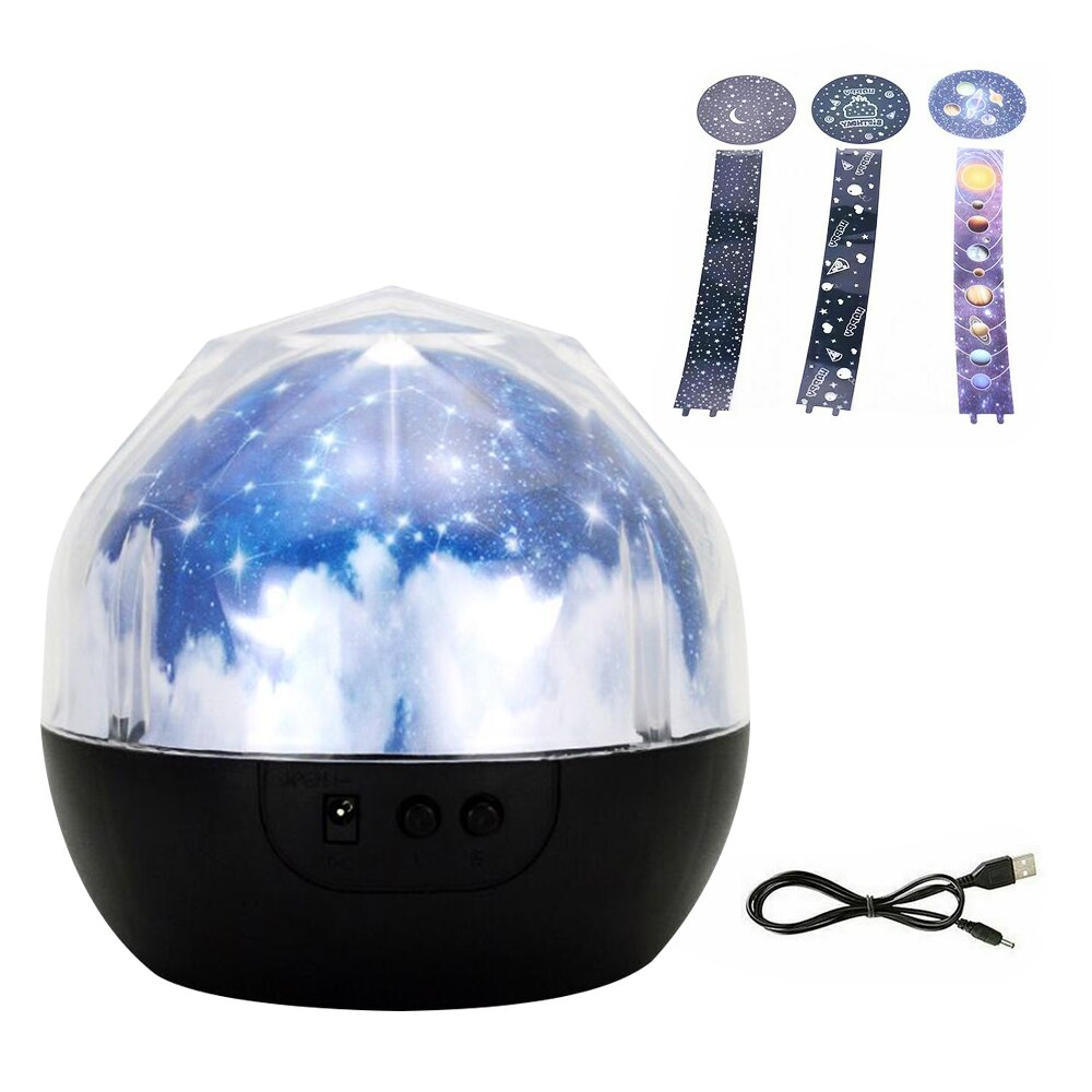 Led Galaxy Starry Night Light Projector Ocean Star... – Grandado