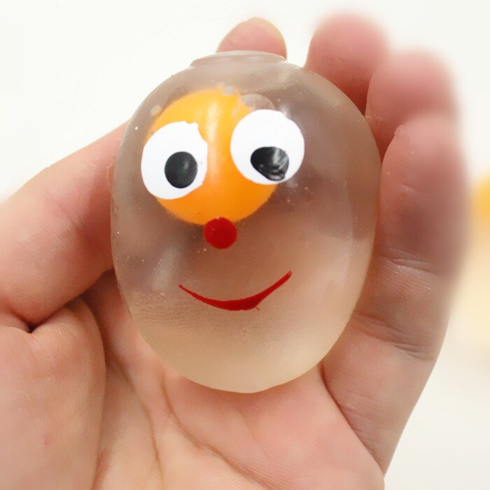 Squishy Egg Rubber Novelty Anti Stress Ball Squish... – Grandado