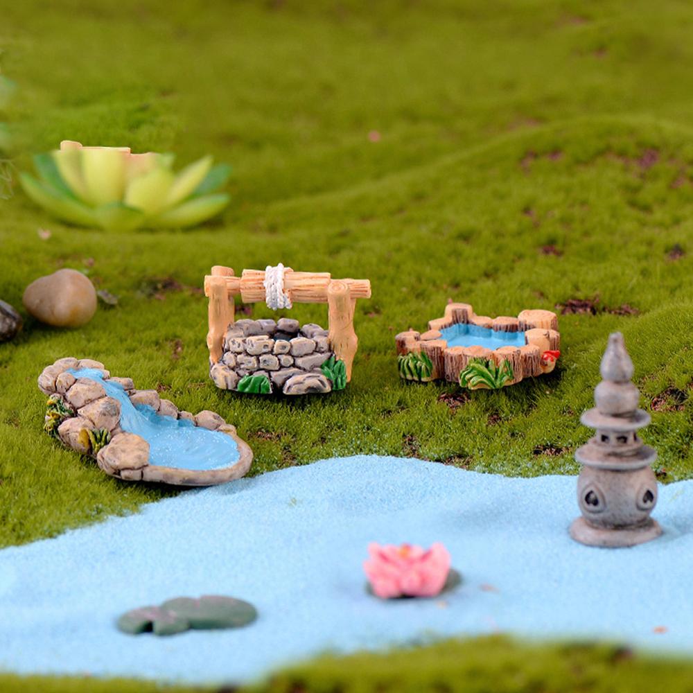 DIY Miniature Mini Water Pool Fairy Garden Lawn Or... – Vicedeal