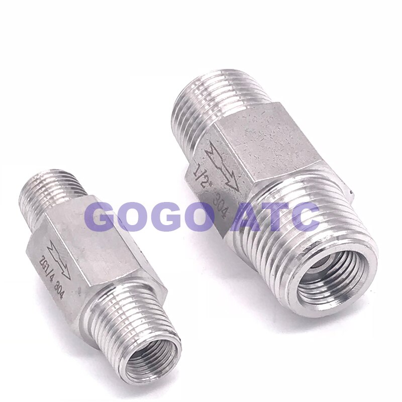 GOGO male thread Check valve ZG 1/4" 1/2"... – Vicedeal