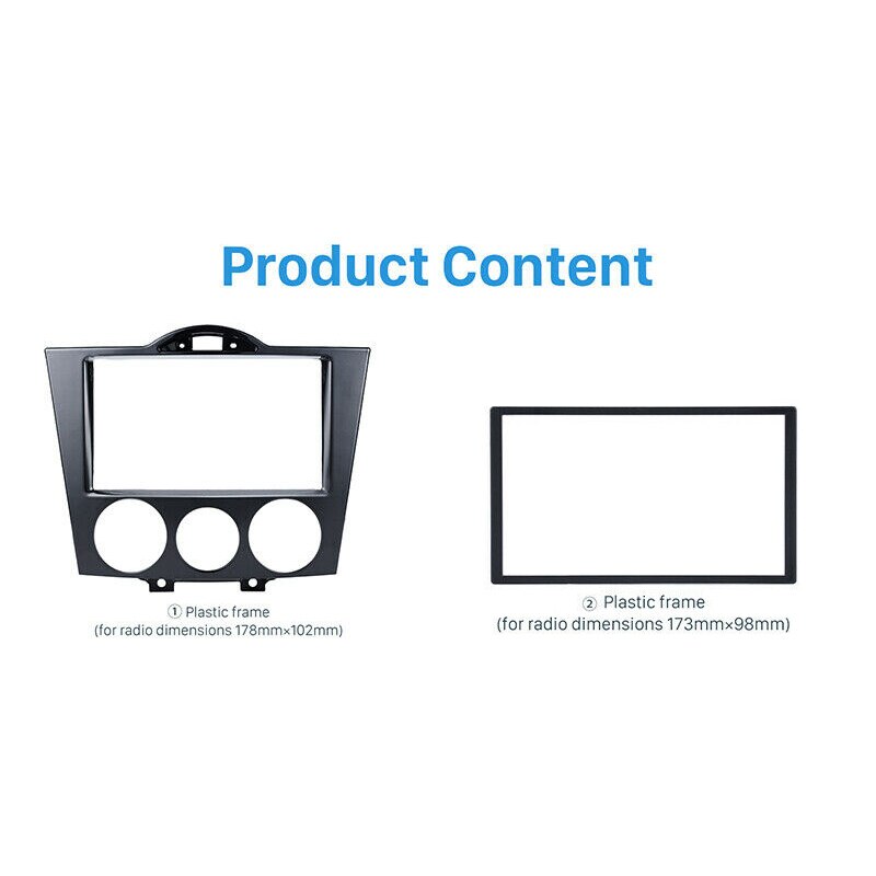 2 Din Stereo Panel Voor Mazda Rx-8 Rx8 2003 Radio ... – Vicedeal