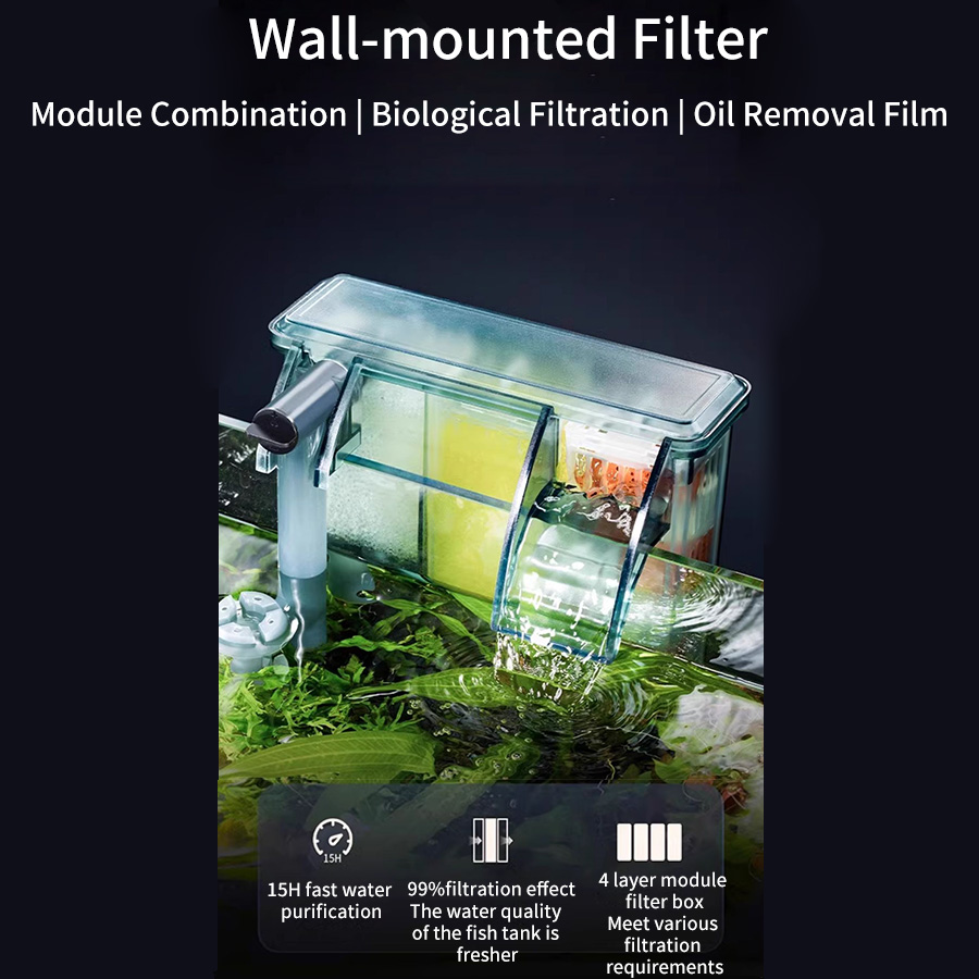 220-240V Aquarium External Wall-mounted Filter Wat... – Grandado