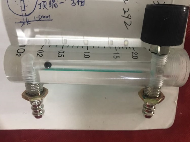 Acrylic Gas Air Oxygen Flow Meter Flowmeter Counto... – Grandado