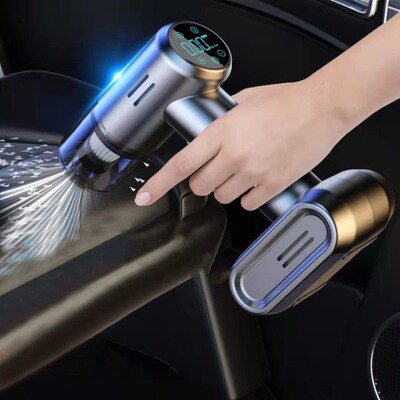 4-In-1 Tire Pressure Inflatable Handheld Vacuum Cl... – Grandado