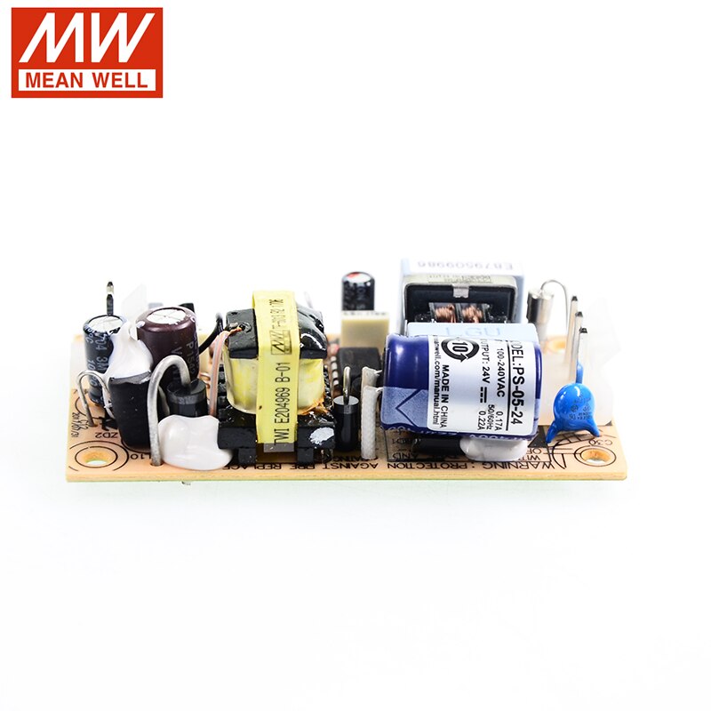 Mean Well PS-05 Serie DC5V 12V 15V 24V 48V 5W Sted... – Grandado