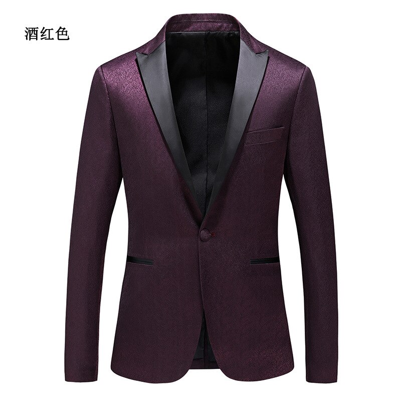 Men's Different Color Collar Jacquard Handsome All... – Vicedeal