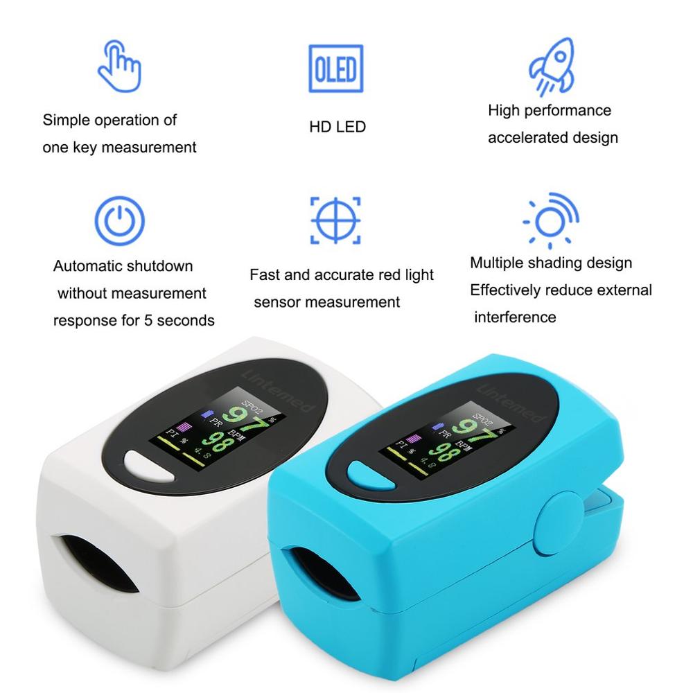 Finger Clip Oximeter Blood Oxygen Saturation Meter... – Grandado