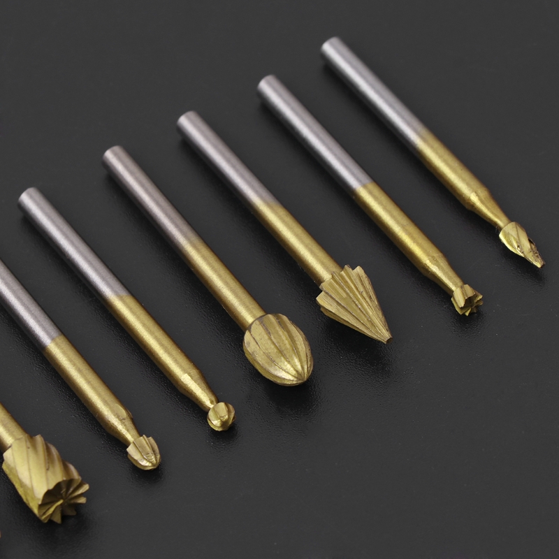10pcs Rotary File Engraving Cutter Wood Tool Elect... – Vicedeal