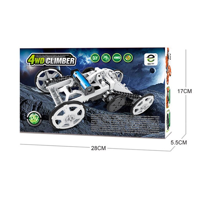 Electric Powered DIY 4WD Climber Space Vehicle Mod... – Grandado