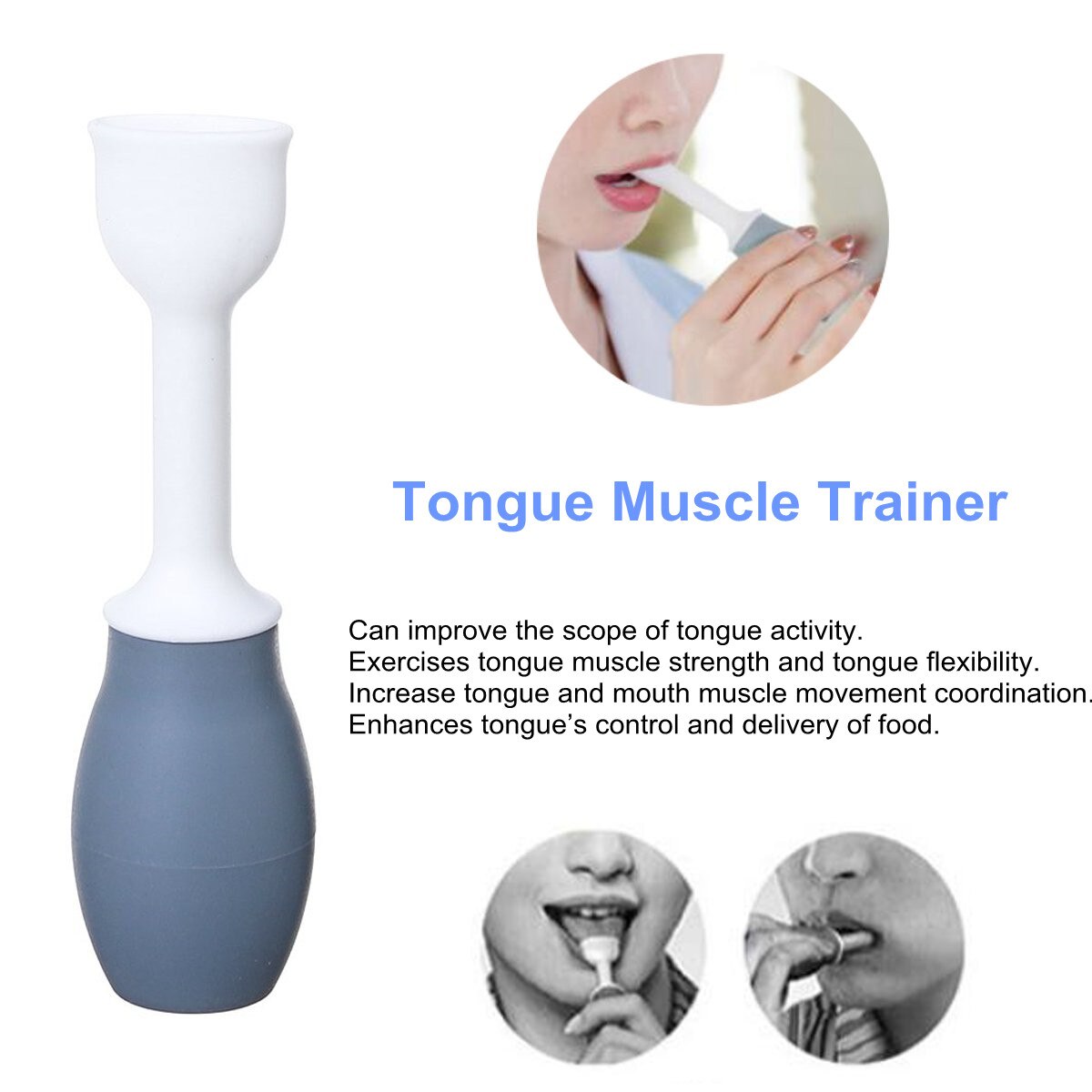 5pcs Lips Tongue Muscle Perceiving Trainer Safe Re... – Vicedeal