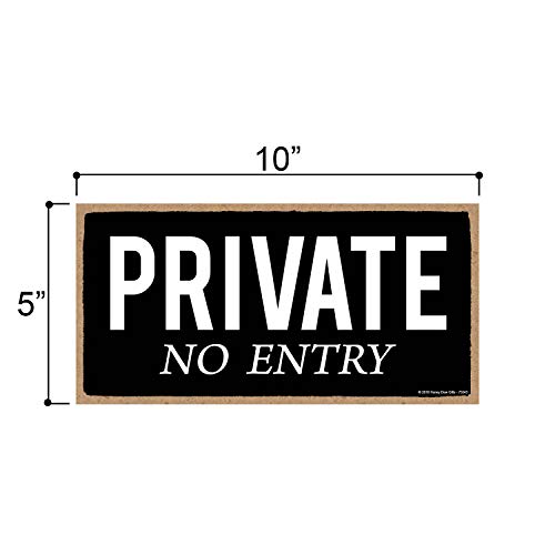 Honey Dew Private No Entry Hanging Private Entranc... – Grandado