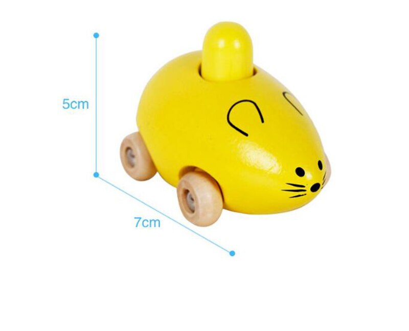 1 set Baby Kids Children Small Mouse Wooden Animal... – Grandado