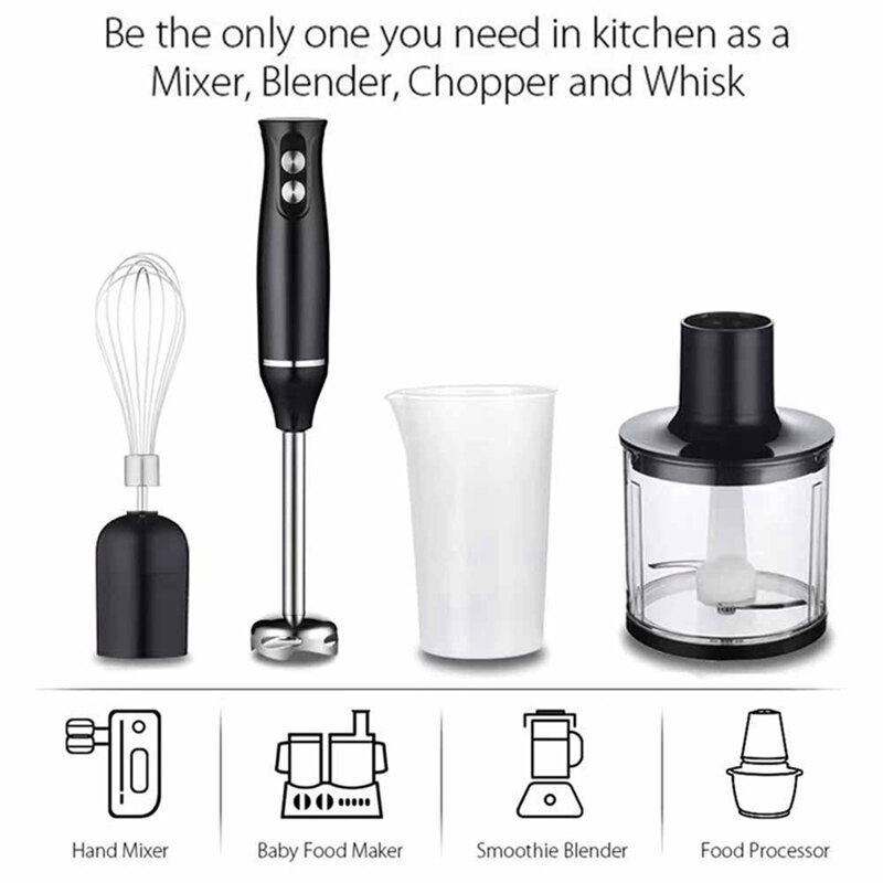 4 in 1 High Power Immersion Hand Stick Blender Mix... – Grandado