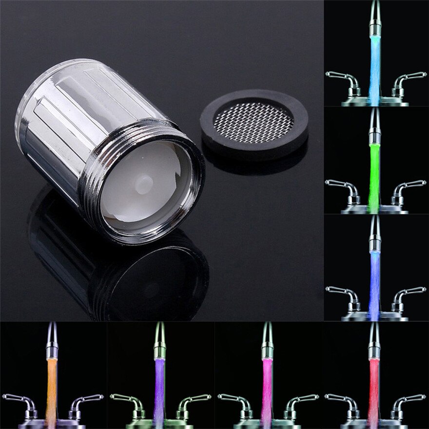Romantic 7 Color Change LED Water Faucet Water Bat... – Vicedeal