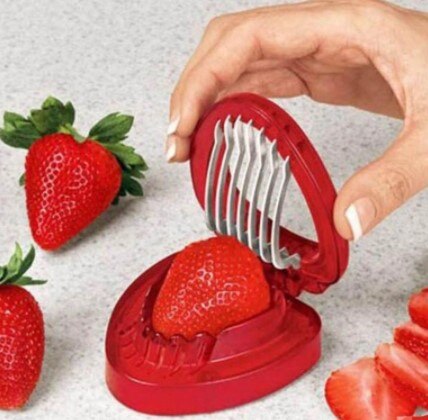 2pc/ Set Kitchen Fruit Gadget Tools Strawberry Sli... – Vicedeal