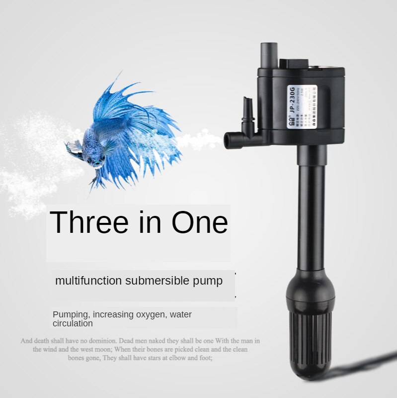 Small Fish Tank Multifunctional Water Pump 3-in-1 ... – Vicedeal