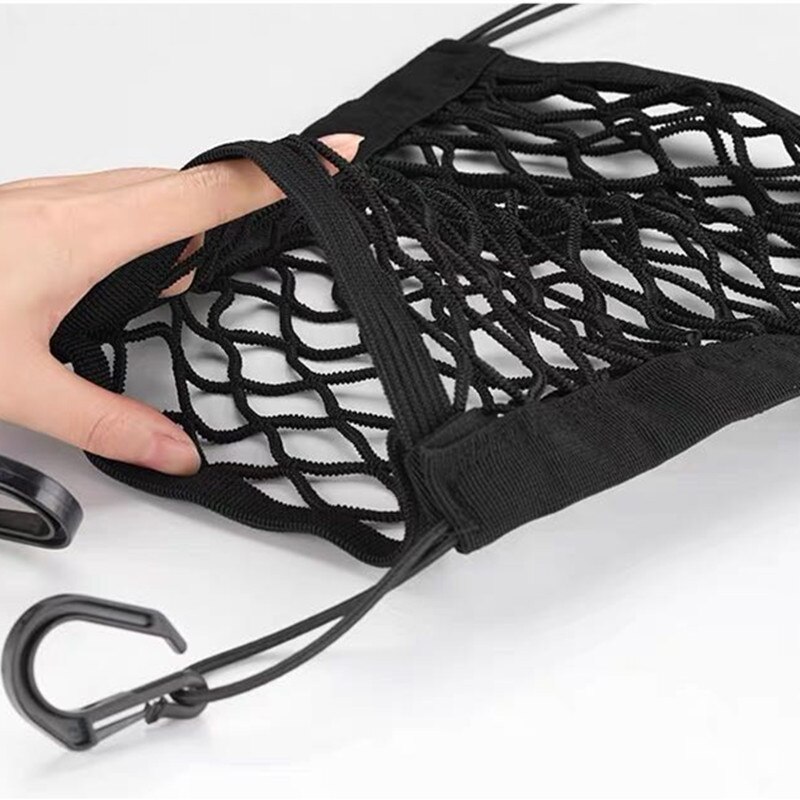 Car Seat Black Storage Net Pocket Organizer Seat B... – Grandado