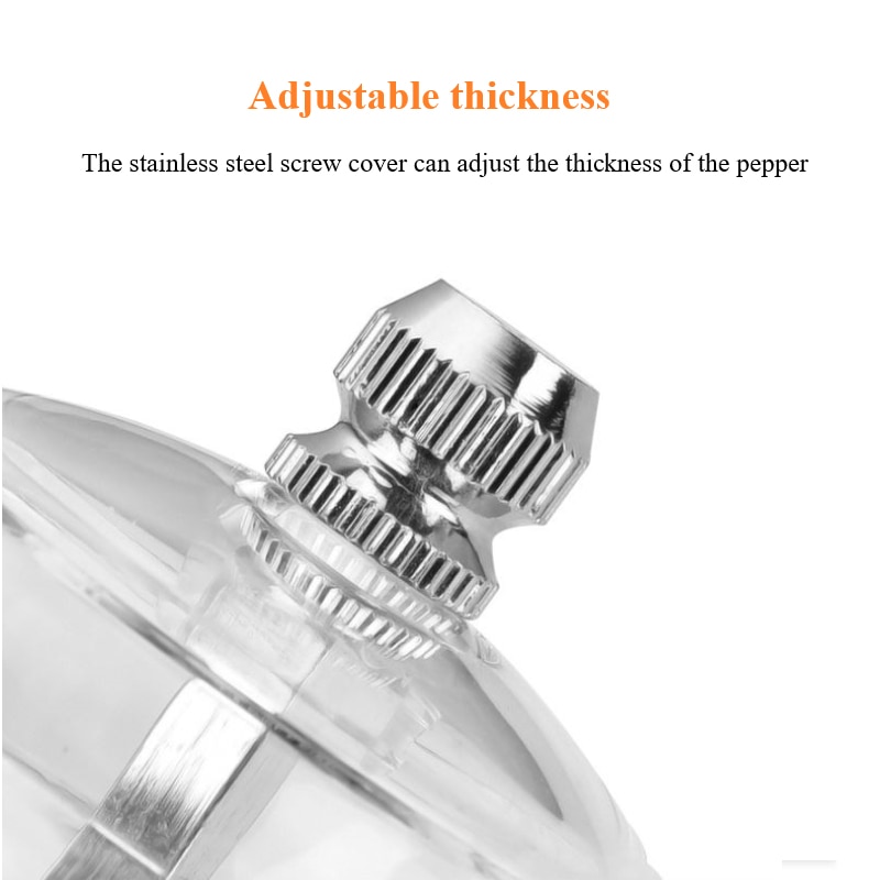 Arriving Transparent Salt And Pepper Mills Acrylic... – Vicedeal