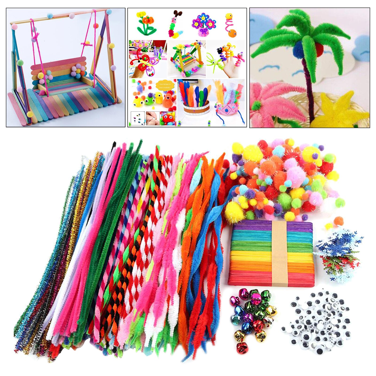 Kid's Arts and Crafts Supplies - Assorted Crafting... – Grandado