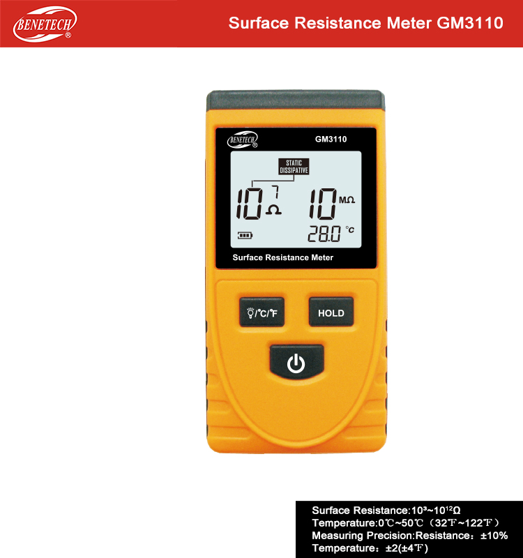 Digital surface Resistance meter GM3110 – Grandado