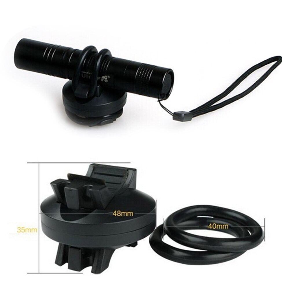 360 Swivel Bike Bicycle Lamp LED flashlight bracke... – Grandado