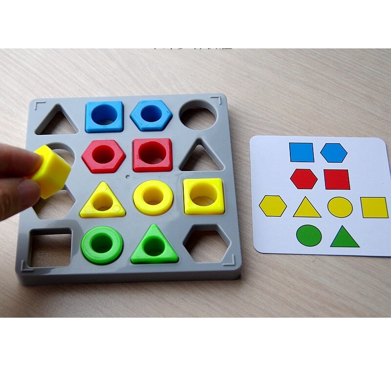 Geometric shape matching Early Education Toys Logi... – Grandado