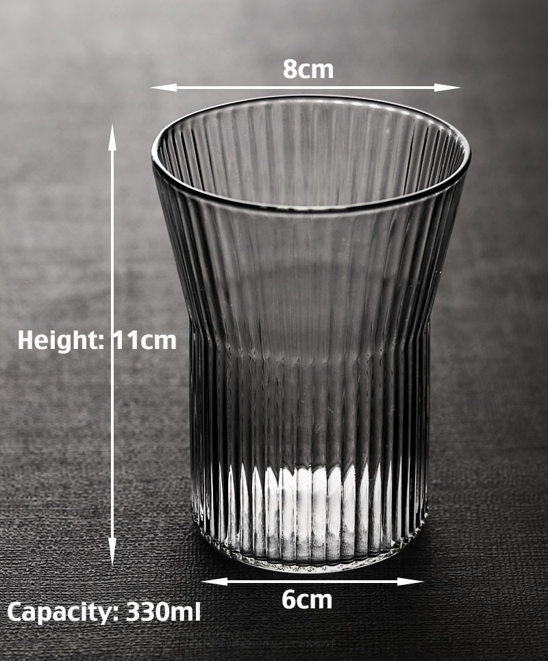 1PCS Ripple Cocktail Glasses, Whisky Glass,Water G... – Grandado